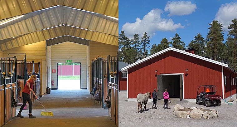 Bli inspirerad! Referensexempel: Stall, Edsbro - BORGA