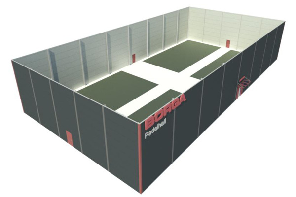 Padelhall | Vi hjälper dig att bygga hall för padel | BORGA