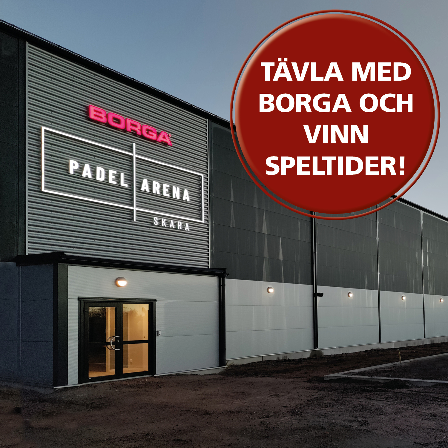 Vinn speltider i Borga Padel Arena! - BORGA
