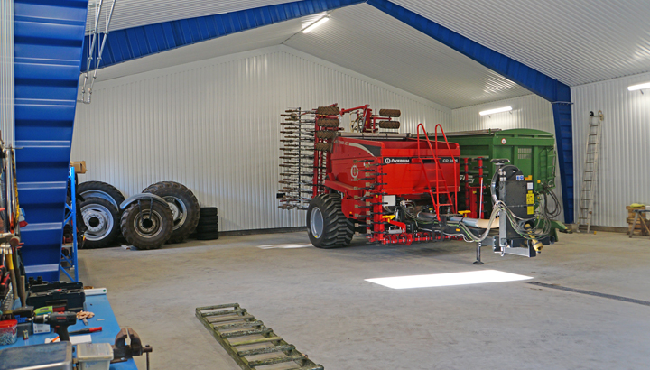 Bygg verkstadshall med BORGA